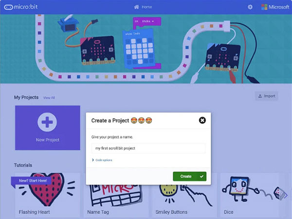 Getting Started with scroll:bit and Microsoft MakeCode